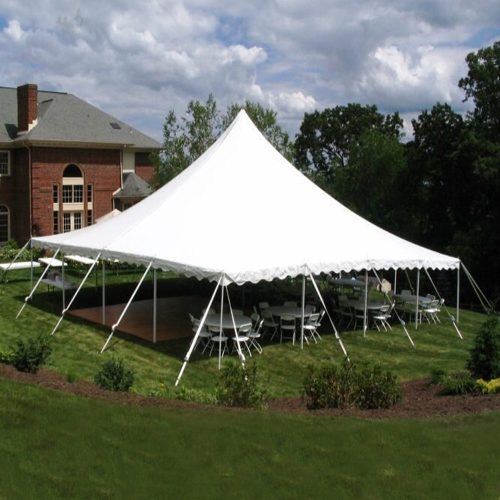 40x40 Pole Tent | Knight's Tent & Party Rental | Premier Event & Party ...