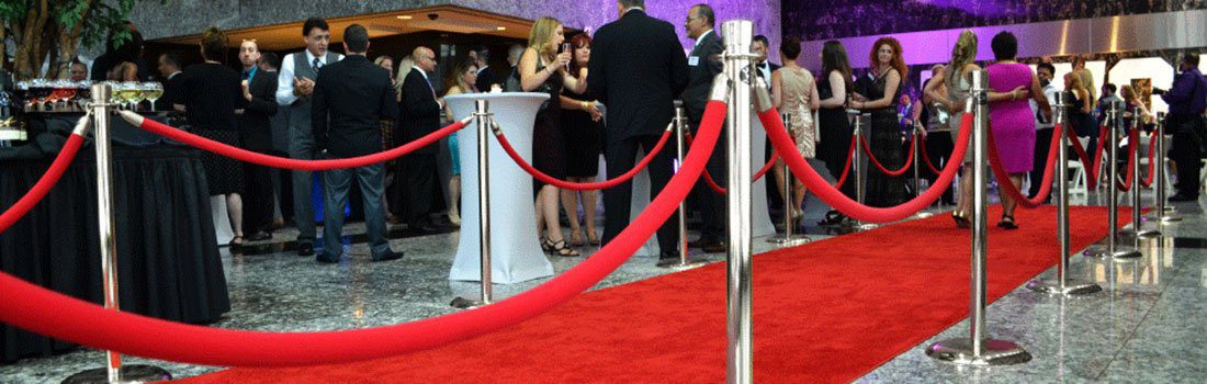 Red Rope & Stanchions | Knight’s Tent & Party Rental