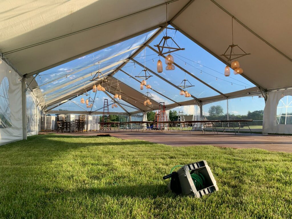 Clear Top Frame Tent Rental - Knight's Tent & Party Rental